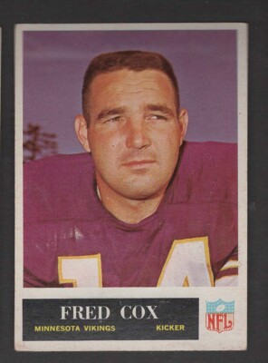 1965 PHILADELPHIA FB #104 FRED COX/VIKINGS (RC) EX/EX+ | eBay