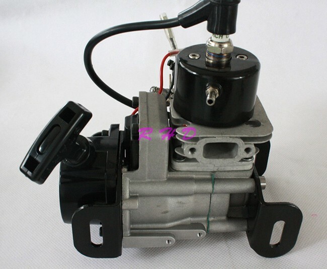 NEW 26cc 2-Stroke RC Petrol Marine Gas Pull Start Engine for Racing ...