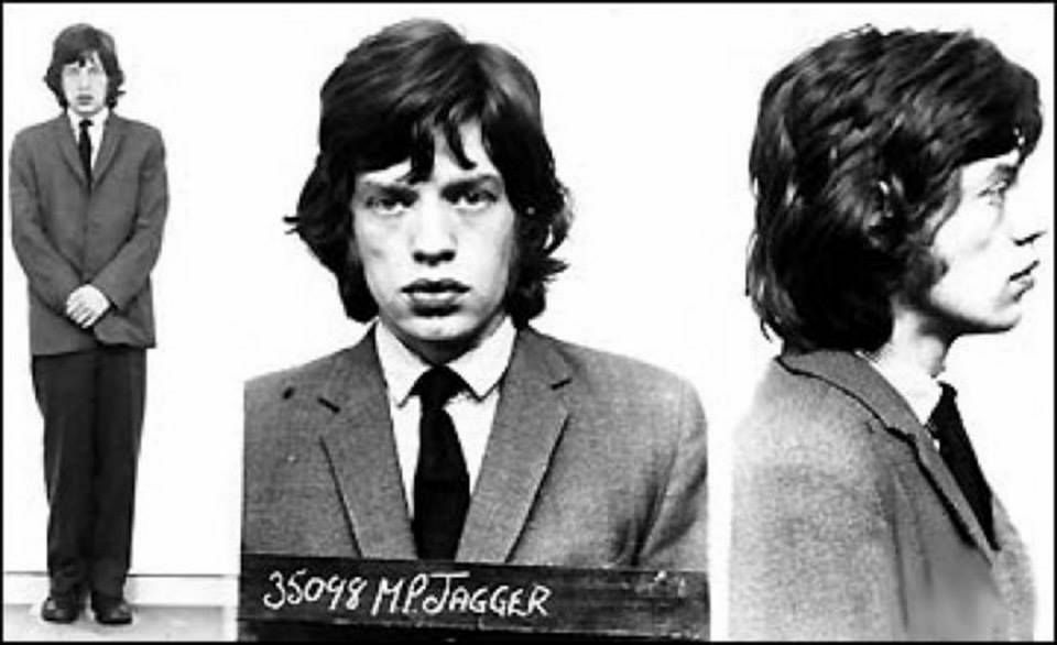 Mick Jagger Celebrity Mug Shot Photo High quality Reproduction 4" x 6 ...