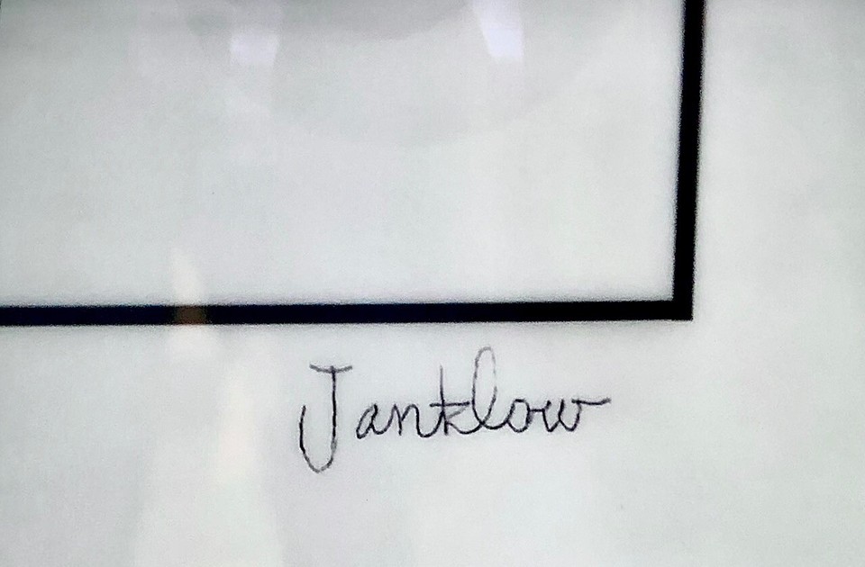 EXCELLENT LARGE LEONARD JANKLOW MIXED MEDIA KINETIC OPTICAL ART ...