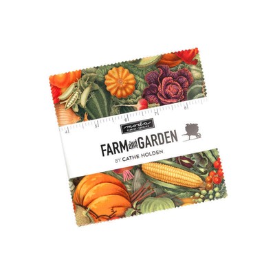 Moda Farm and Garden Charm Pack 5" Squares Fabric by Cathe Holden ...