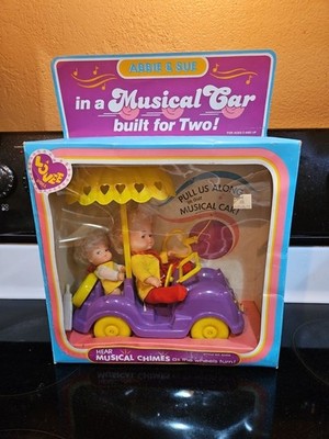 Rare 1982 ABBIE & SUE IN MUSICAL CAR built fort two NOS | eBay