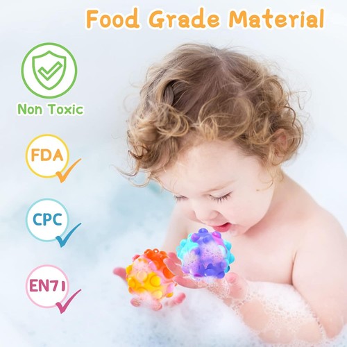 Pop Fidget Toys Its Ball Toy 4 PCS 3D Stress Balls It Pop Fidgets Pack ...