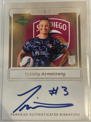 2025 Parkside NWSL Vol. 1 | Trinity Armstrong San Diego | #SS-TA Auto ...