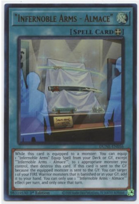 Yu-Gi-Oh! - Infernoble Arms-Almace - DUNE-EN056 - Ultra Rare - 1st Ed ...