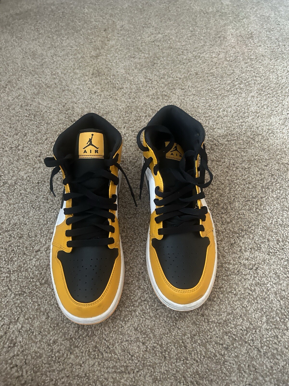 Size 9 - Jordan 1 Mid Reverse Yellow To | eBay