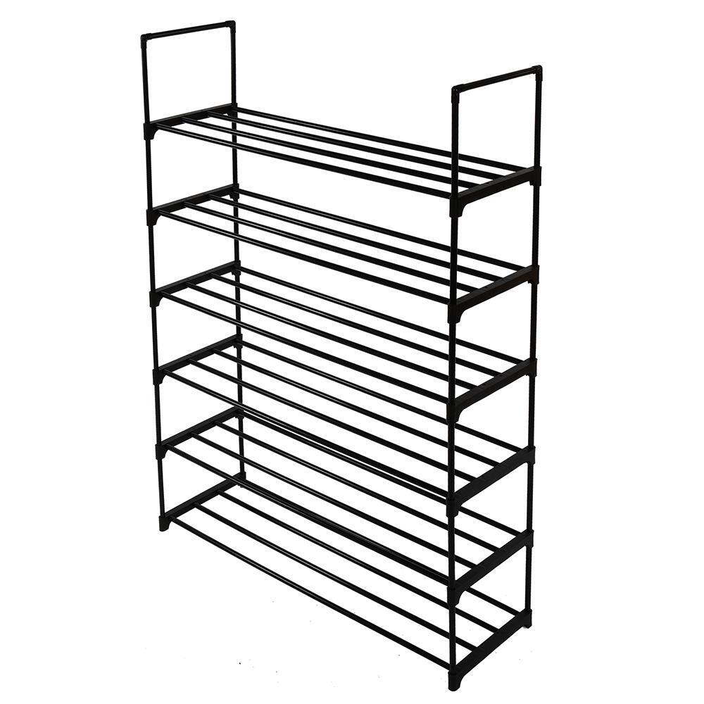 6 Tiers Shoe Rack Shoe Tower Shelf Storage Organizer for Bedroom Closet ...