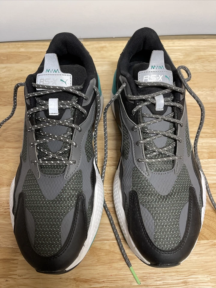 Mercedes-AMG x Puma RS-X3 Black Spectra Green for sale | eBay