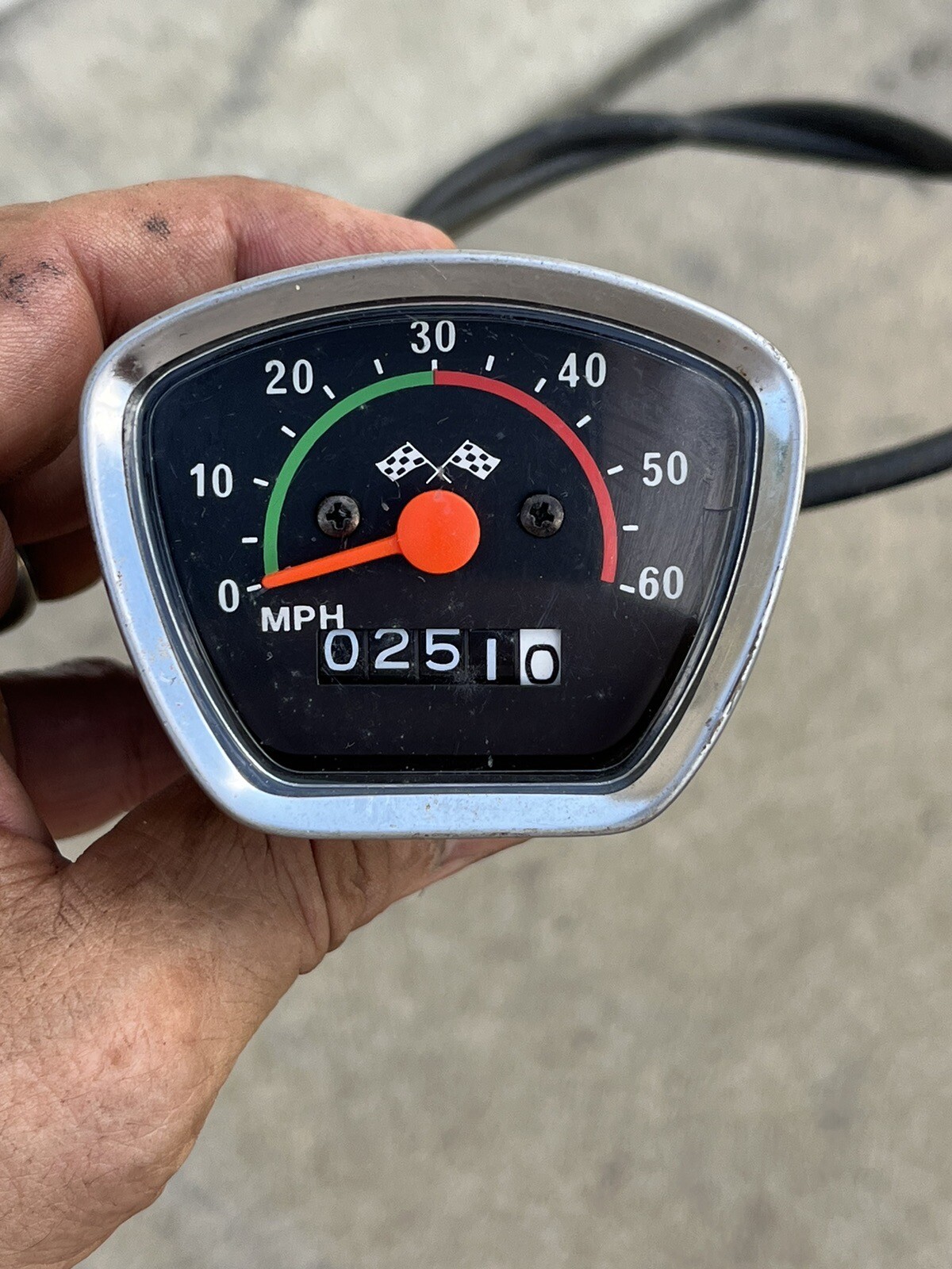 Vintage 1970's CHAO LONG Bicycle Bike Speedometer Analog Mechanical ...