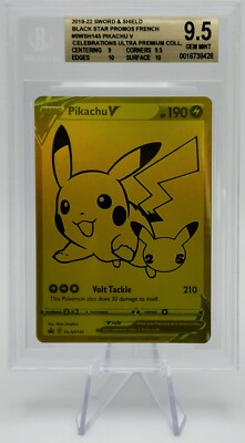 Pokemon Celebrations 25th Anniversary PIKACHU SWSH145 | BGS 9.5 💎 ERROR ...