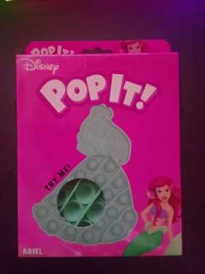 Disney POP IT! Sensory Fun Ariel Original Popping Game MOTOR SKILLS ...