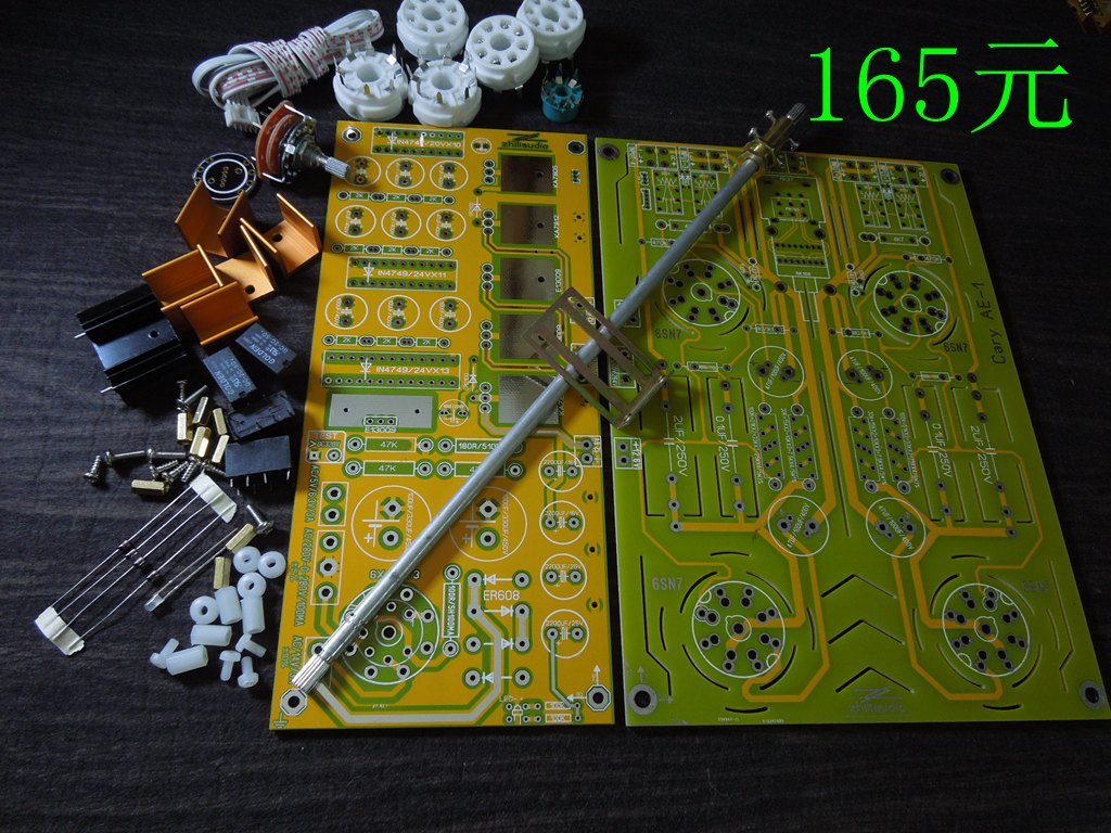 Finished Famous circuit 6SN7 Tube preamplifier refer Cary preamp best ...