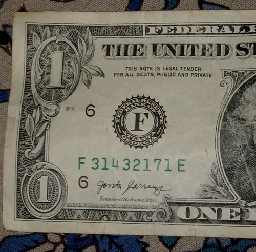 2017 Dollar Bill with Backwards Run Serial # | eBay