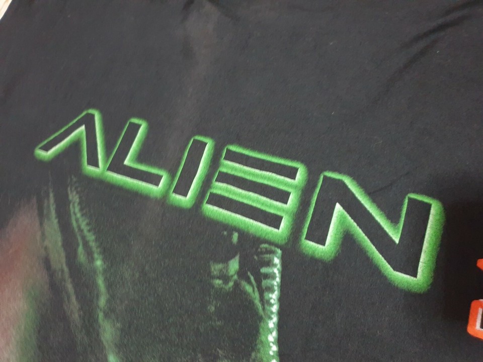 Rare!!! Vintage 90's Alien SAGA 1997 horror movie t-shirt Sci-Fi ...