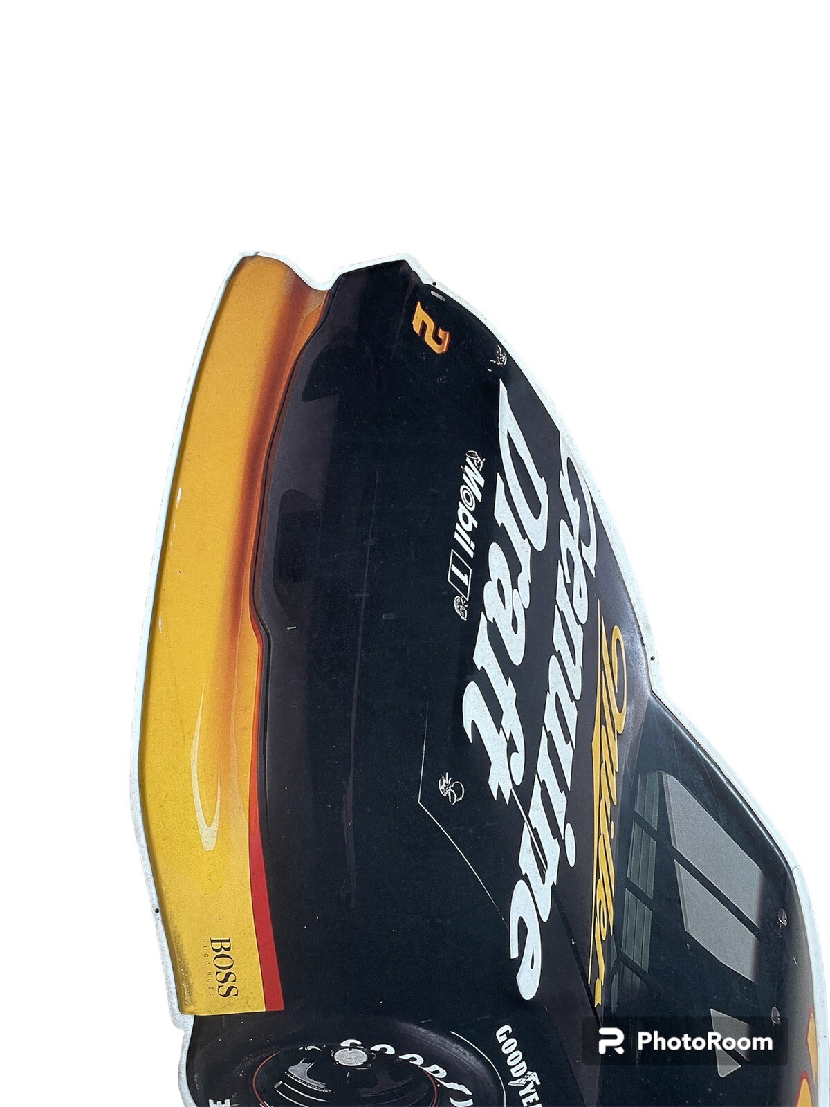 Vintage 1990's Miller Genuine Draft Rusty Wallace Car #2 Tin Metal ...