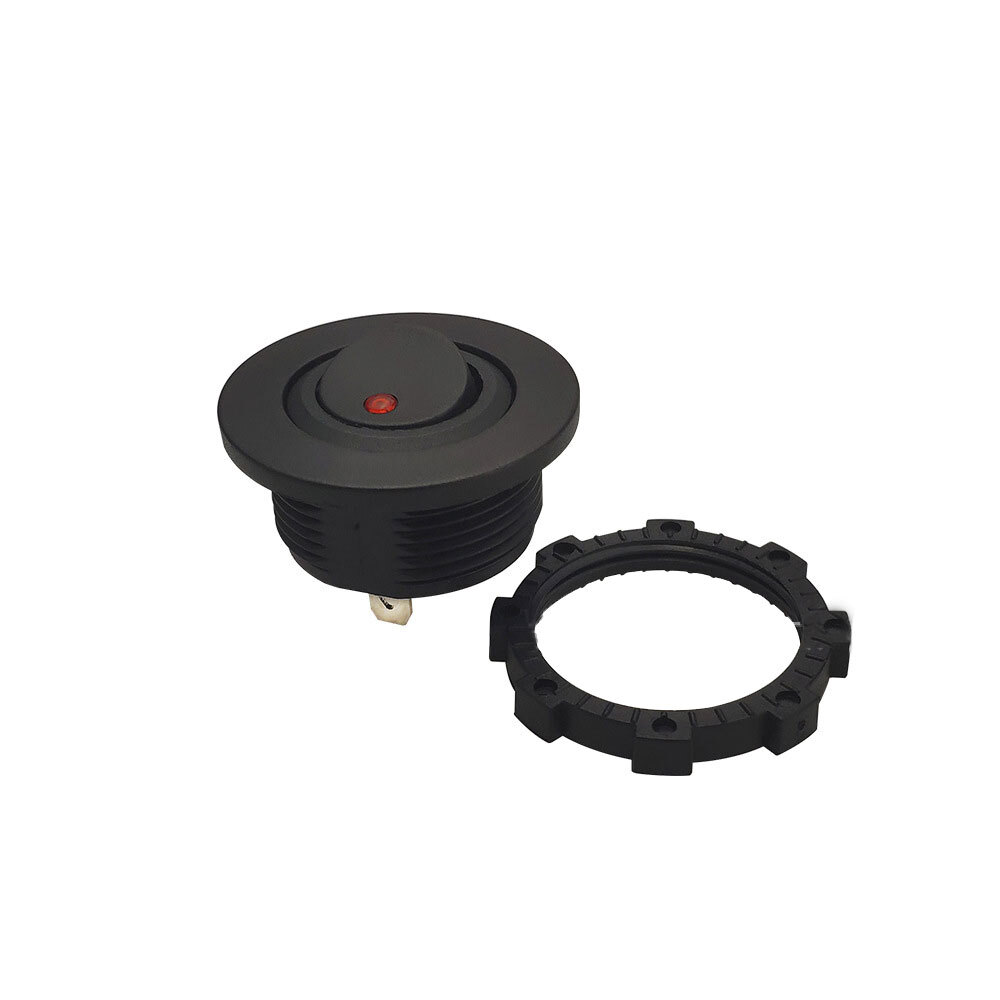 3-Pin ON/OFF Round Rocker Toggle LED Switch,Car Dash Boat Push Button ...