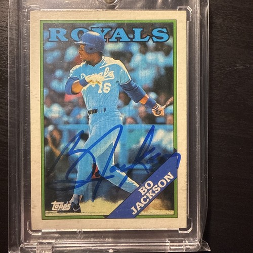 1988 Topps - #750 Bo Jackson Autograph GOAT | eBay