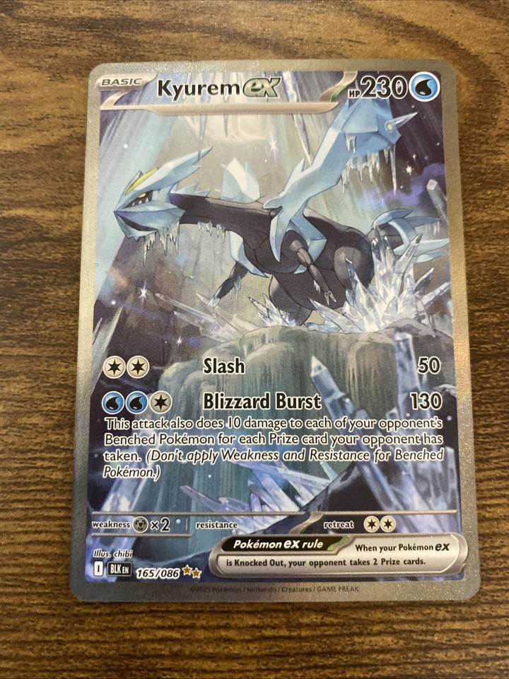 Kyurem EX Holo Black Bolt 157/086 Special Illustration | eBay