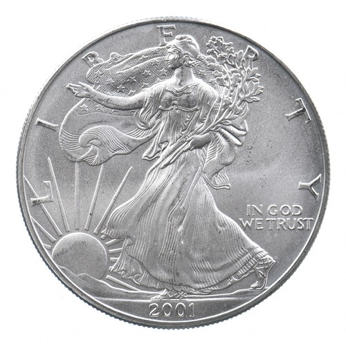 Better Date 2001 American Silver Eagle 1 Troy Oz .999 Fine Silver *995 ...