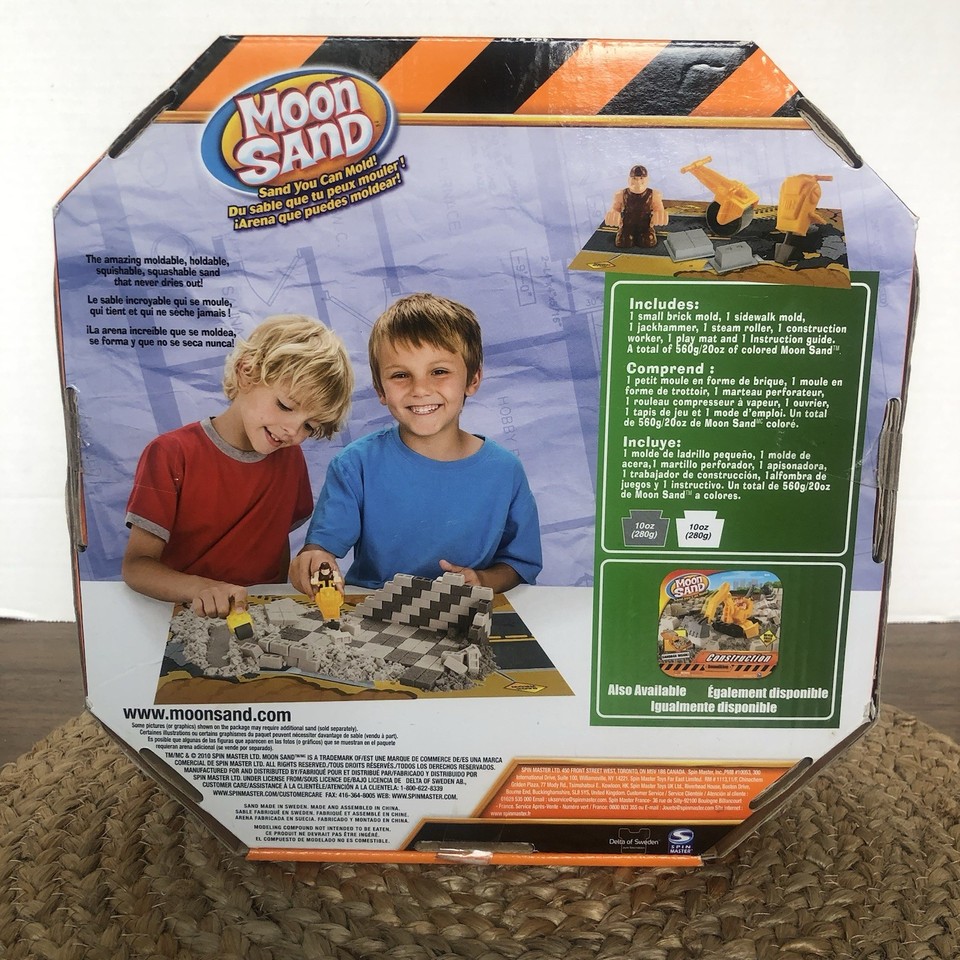 Moon Sand Road Crew Construction Sandbox Play Set NEW | eBay