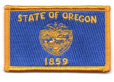 OREGON USA STATE AMERICA FLAG PATCHES COUNTRY PATCH BADGE IRON ON ...