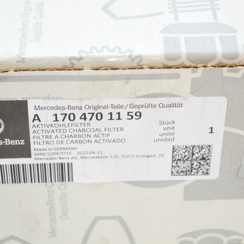 Mercedes-Benz SLK R170 NEW Activated Charcoal Filter A1704701159 | OE