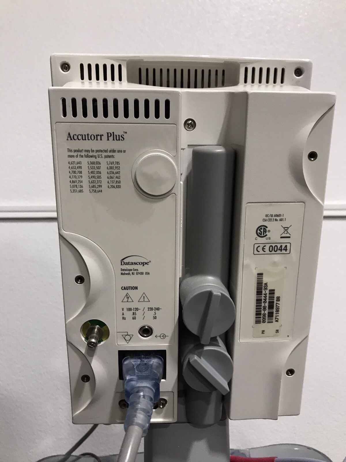 DataScope Mindray Accutorr Plus Blood Pressure Vital Signs Monitor NIBP ...