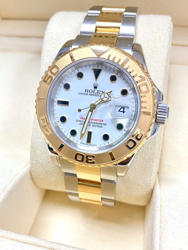 Rolex Yachtmaster Two Tone 40mm Men’s Watch | eBay