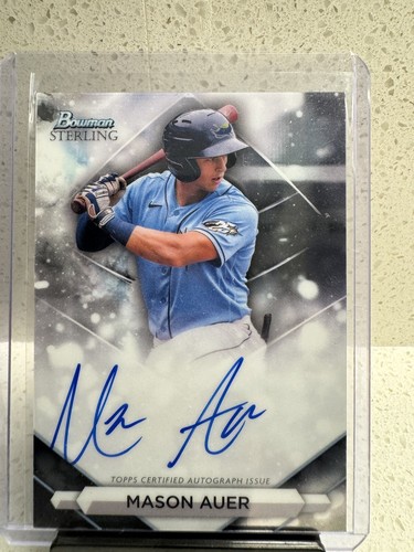 Mason Auer 2023 Bowman Sterling #PA-MA Auto RAYS | eBay