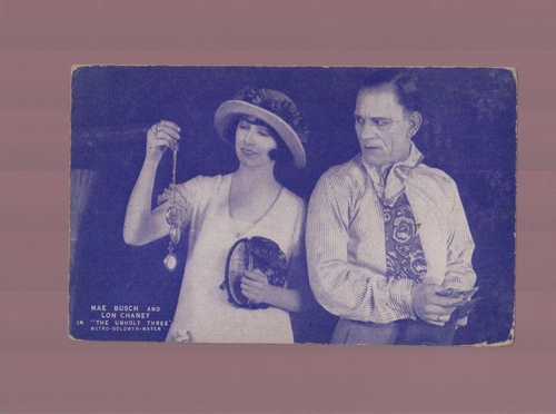 Vintage Mae Busch & Lon Chaney Post card | eBay