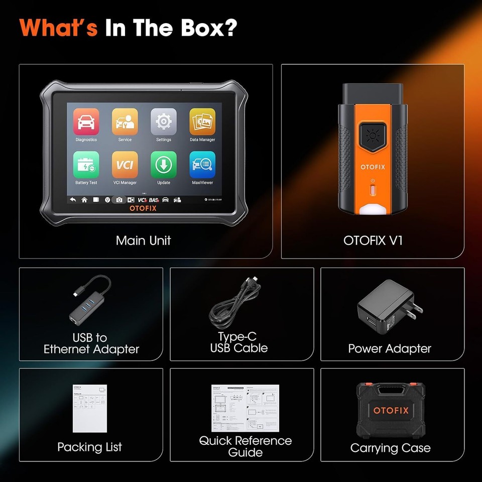 OTOFIX Key Coding Car Bidirectional Scanner Full System Diagnostic ...