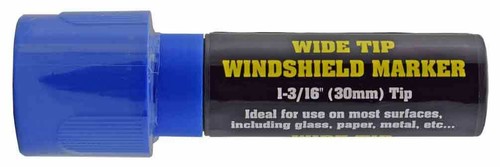 30mm Wide Tip Windshield Markers - Works On Most Surfaces - Glass ...