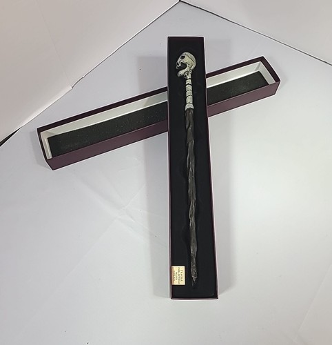 Harry Potter Death Eater Wand Skull Collectors Wand Wizarding World ...