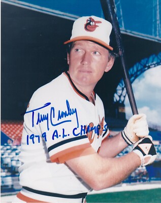 TERRY CROWLEY BALTIMORE ORIOLES 1979 AL CHAMPS ACTION SIGNED 8x10 | eBay
