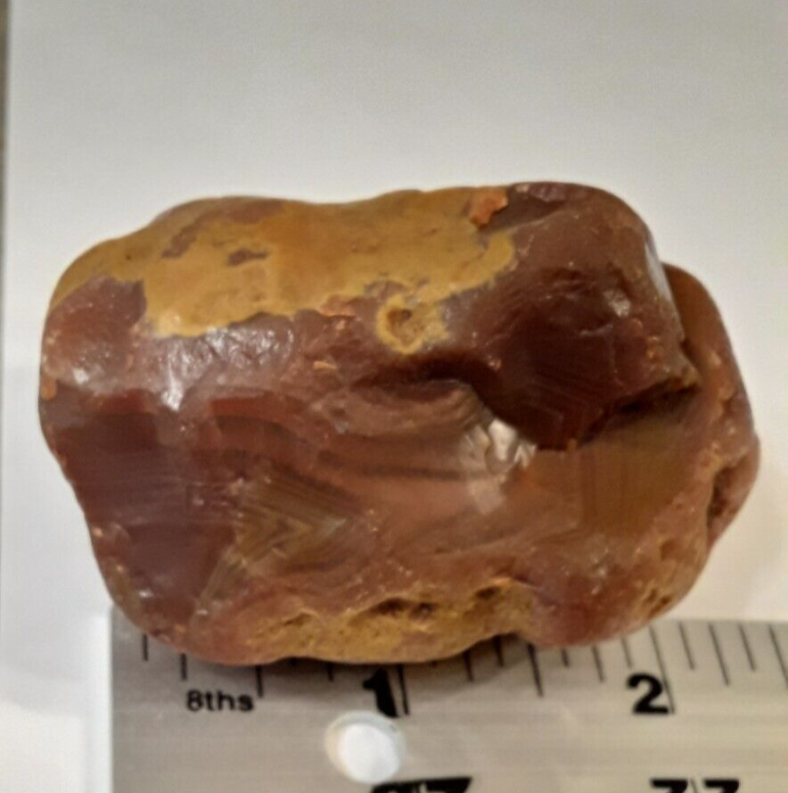 Lake Superior Agate 3.7 0Z Red banded Paint LIMONITE STAINED "WICKED ...