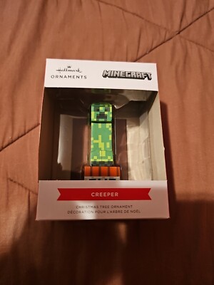 HALLMARK MINECRAFT CREEPER 2021 CHRISTMAS ORNAMENT NIB [CHR11] | eBay