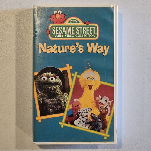 Sesame Street - Nature's Way VHS 1994 FAMILY VIDEO COLLECTION V HTF ...