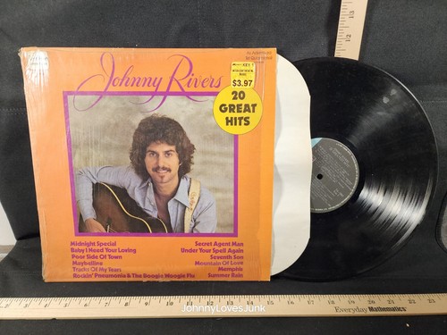 Johnny Rivers 20 Greatest Hits 12" 33 LP RECORD Tested Plays | eBay