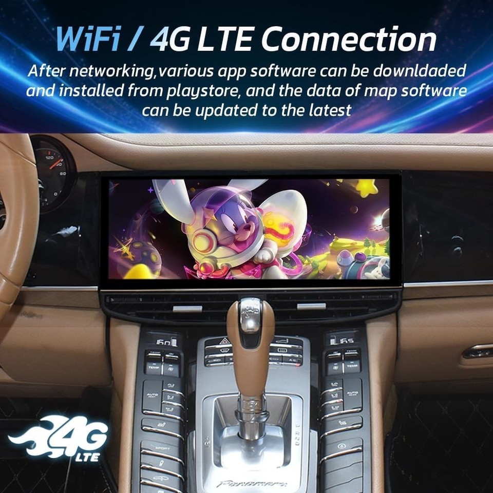 12.3" 8+128G Android Car Radio Stereo GPS Carplay For Porsche Panamera ...