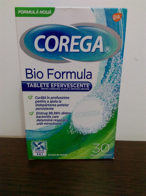 corega bio formula tablets for cleaning dentures 30 tablets removing ...