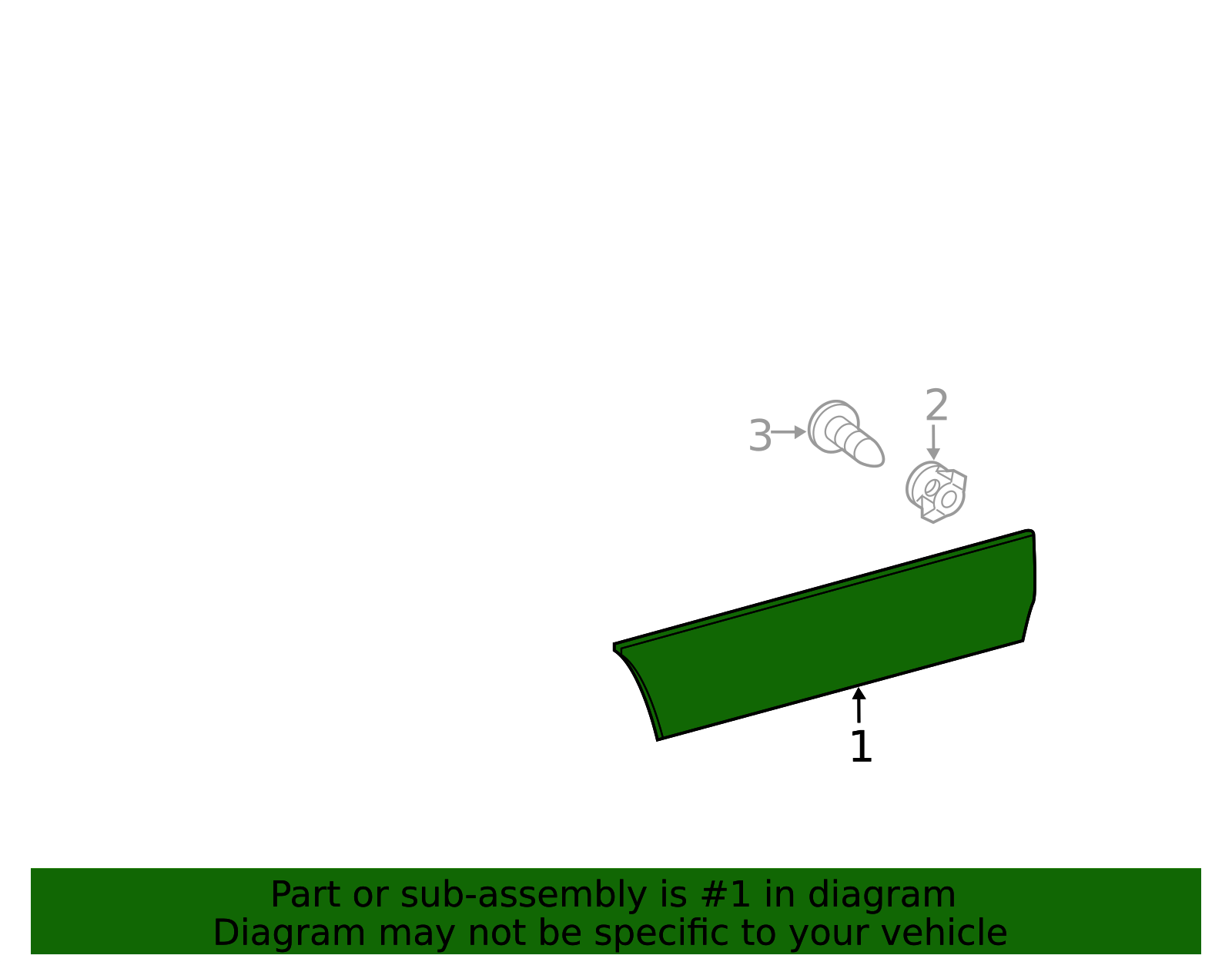 Genuine Mercedes-Benz OE Protective Strip 910-690-03-00-9K83 for sale ...