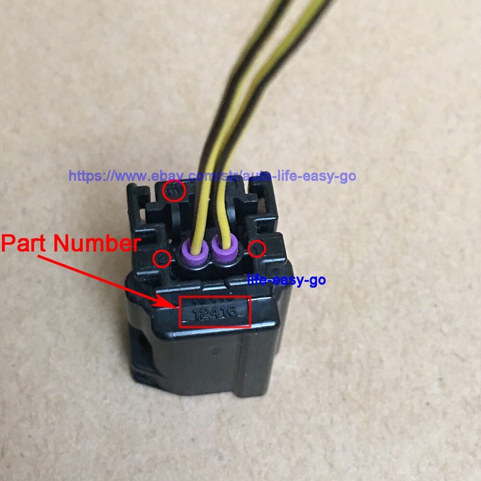 1x Genuine Wheel Speed Sensor ABS Connector Repair Plug for Toyota ...