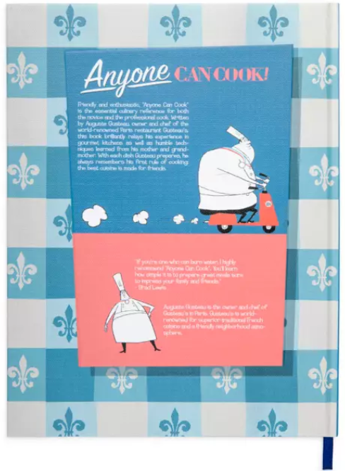 Disney Ratatouille Auguste Gusteau's Anyone Can Cook Replica Journal ...