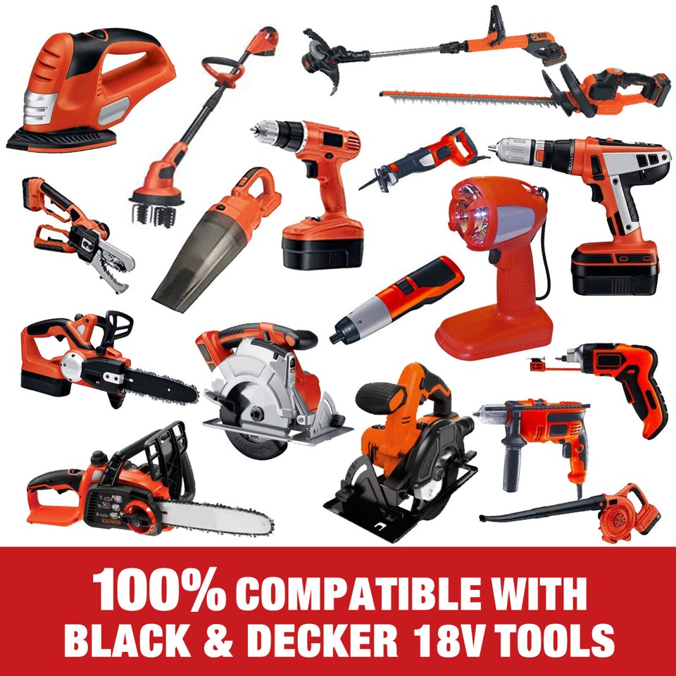 2x 18V 3.0Ah Battery for Black and Decker HPB18 18 Volt HPB18-OPE 244760-00A New | eBay