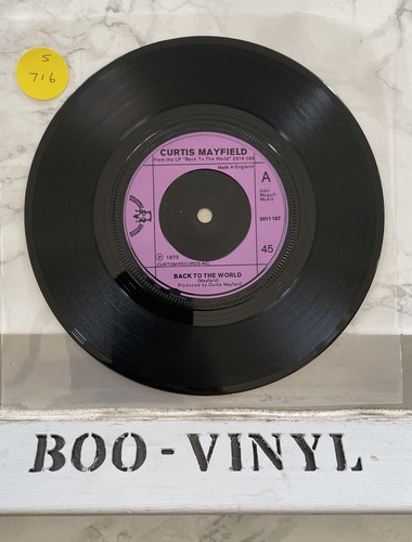 Curtis Mayfield - Back To The World 7” vinyl soul / funk record VG+ | eBay