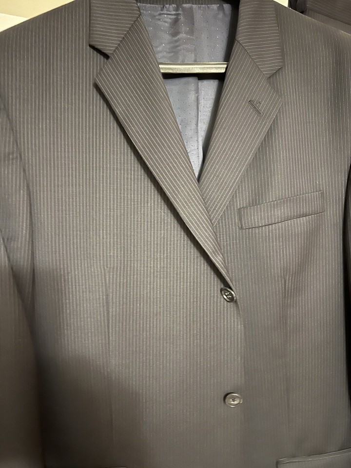 Calvin Klein WoolMark 2-Piece Suit, Gray, Men's | eBay