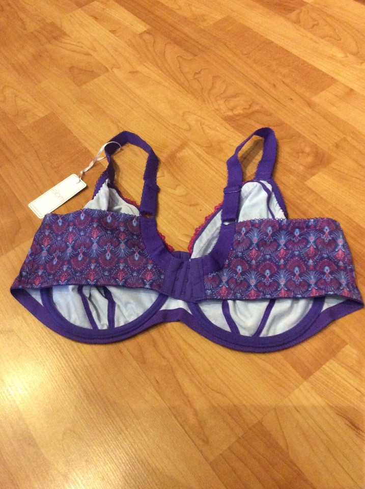 BNWT Elomi Lyndsey Full Coverage Bra EL4120 Color Iris Size 42FF (UK ...