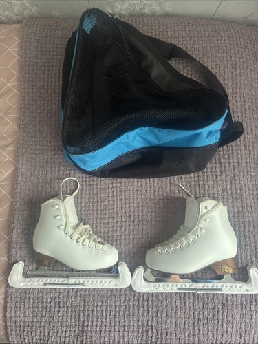Risport Venus Ice Figure Skates Inc Bag - Size EU 215 / UK 13.5 Junior ...