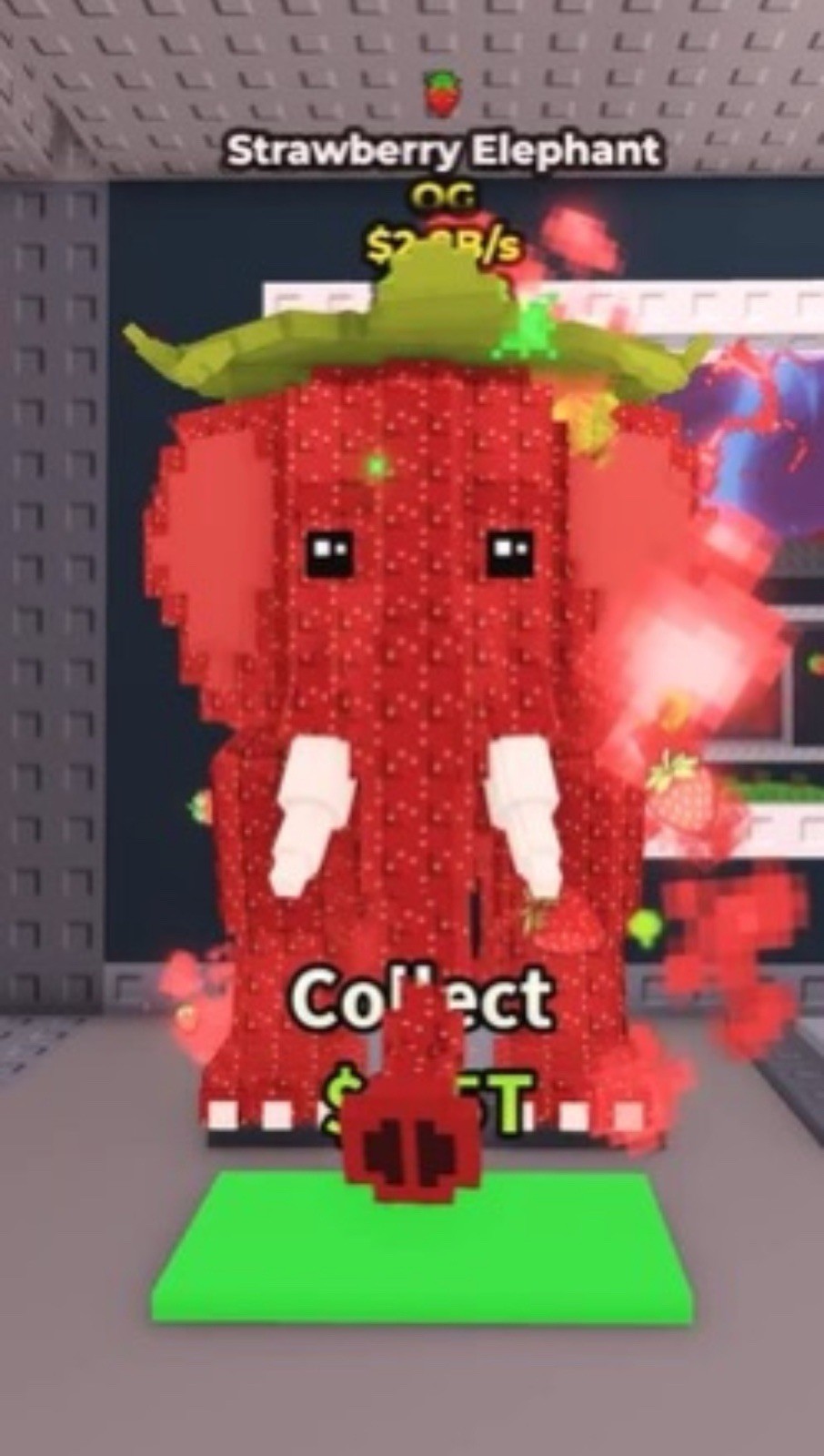 Steal a Brainrot Strawberry Elephant 2B/S W Strawberry Trait🍓 Fast ...