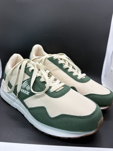 RBX Green & Beige Athletic Sneakers – Lightweight Comfort, Size 9.5 | eBay